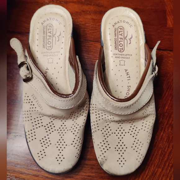 Fly Flot | Shoes | Fly Flot Anatomic Anti Shock Slingback Mule Clogs ...
